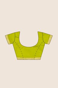 Georgette Lahariya Design Dark Purple And Light Green Saree